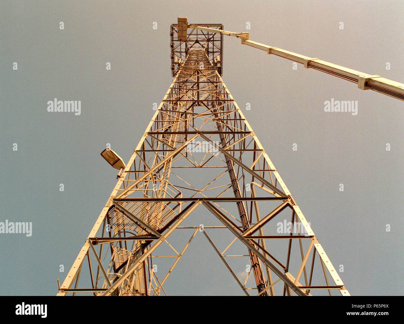 Pylon under construction Stock Photo - Alamy