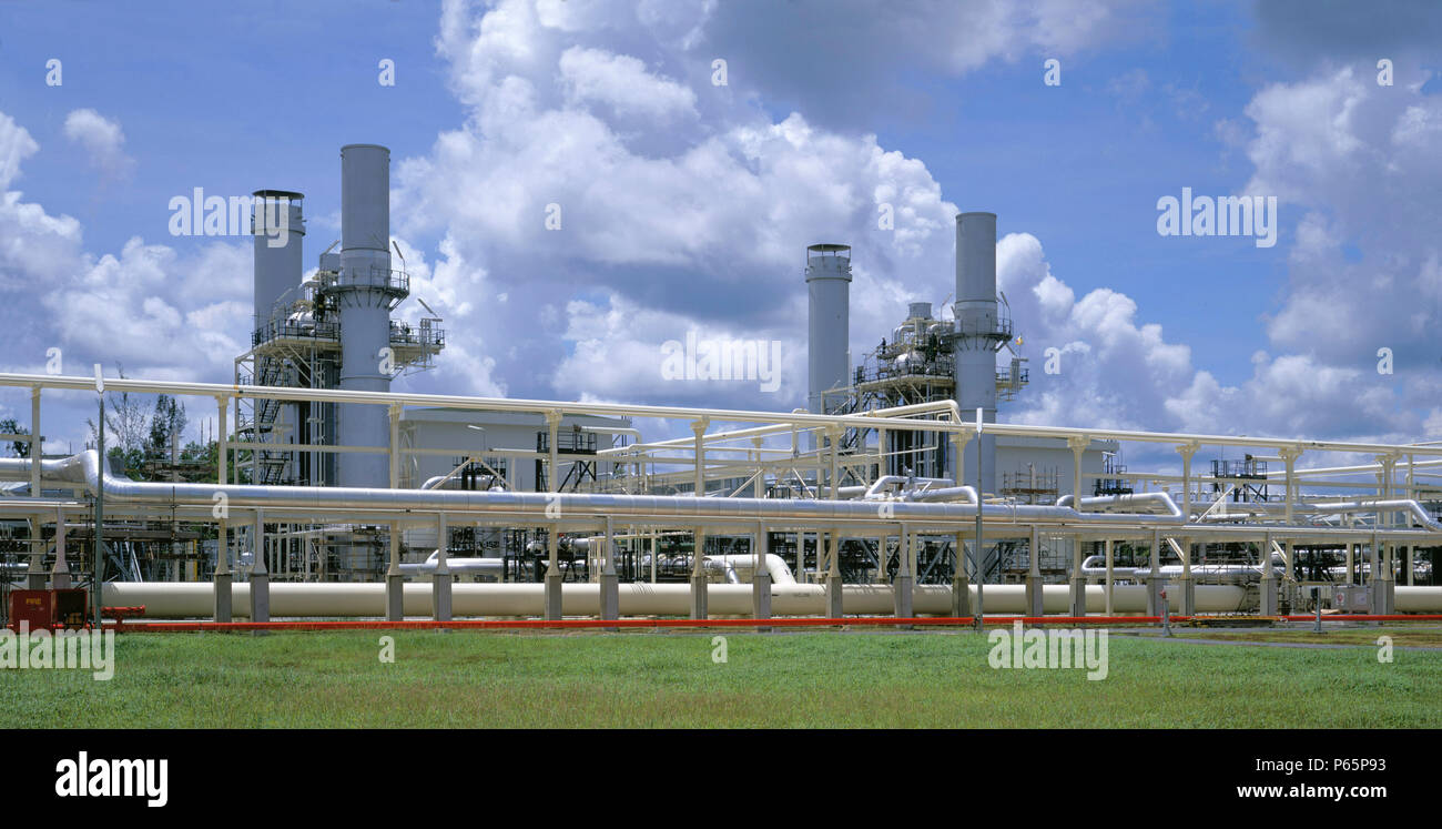 Seria Refinery, Shell, Brunei Stock Photo - Alamy