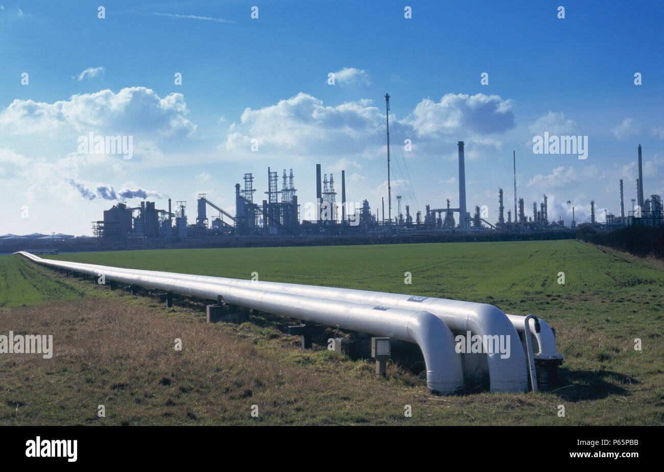 Conoco refinery, Humberside Stock Photo - Alamy