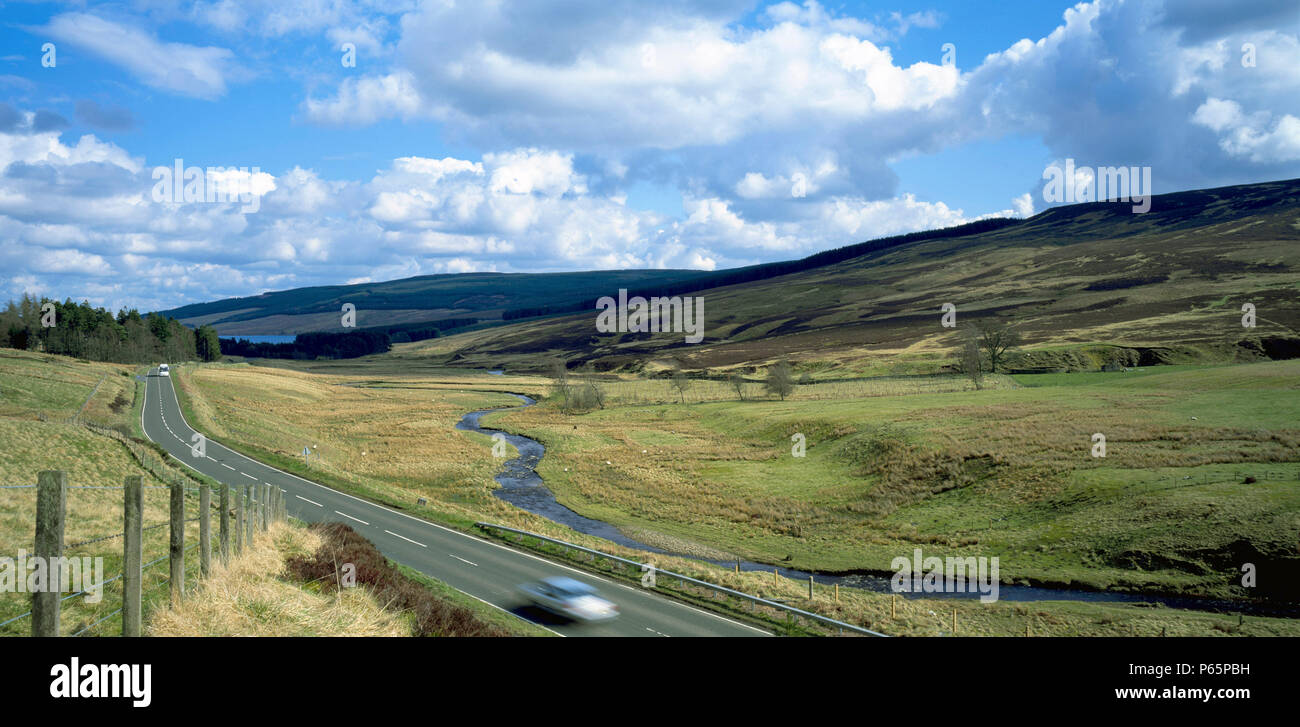 Cheviot Hills, The Borders between England and Scotland, United Kingdom ...