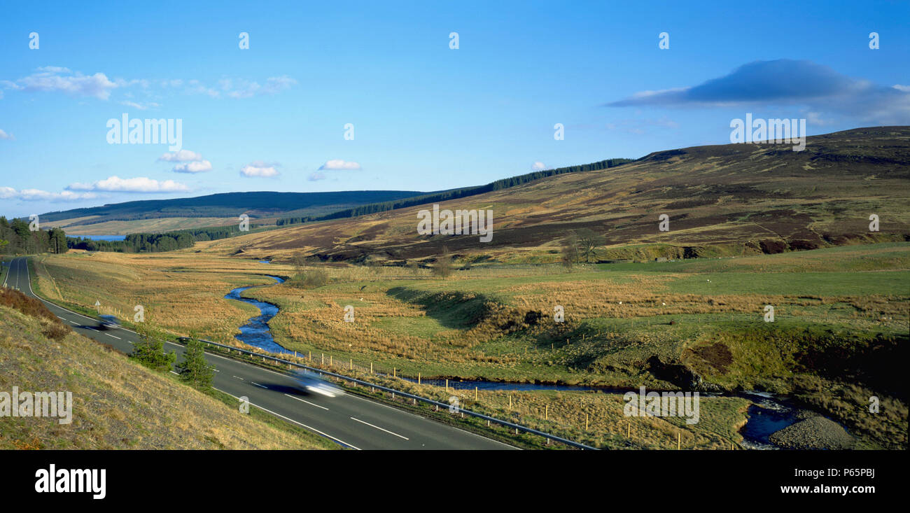 Cheviot Hills, The Borders between England and Scotland, United Kingdom ...