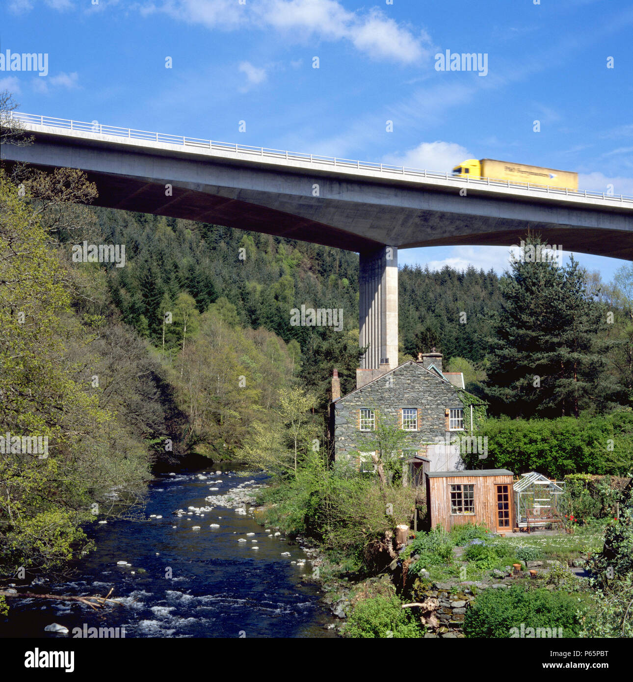 Bridge on the A66 Cumbria, England, United Kingdom Stock Photo - Alamy
