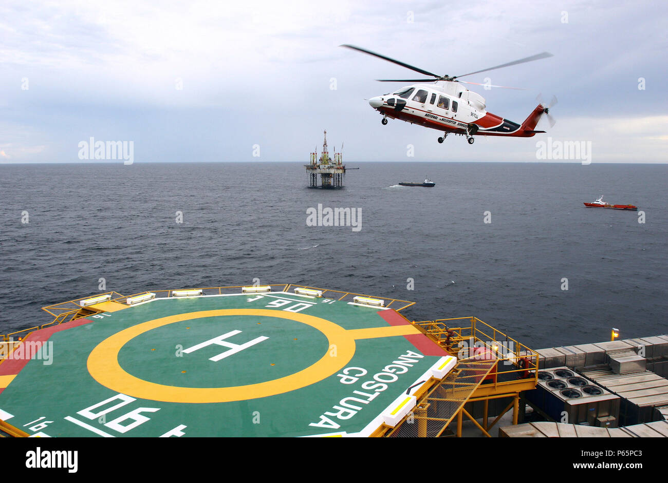 Angostura Oil Platform, Trinidad Stock Photo - Alamy