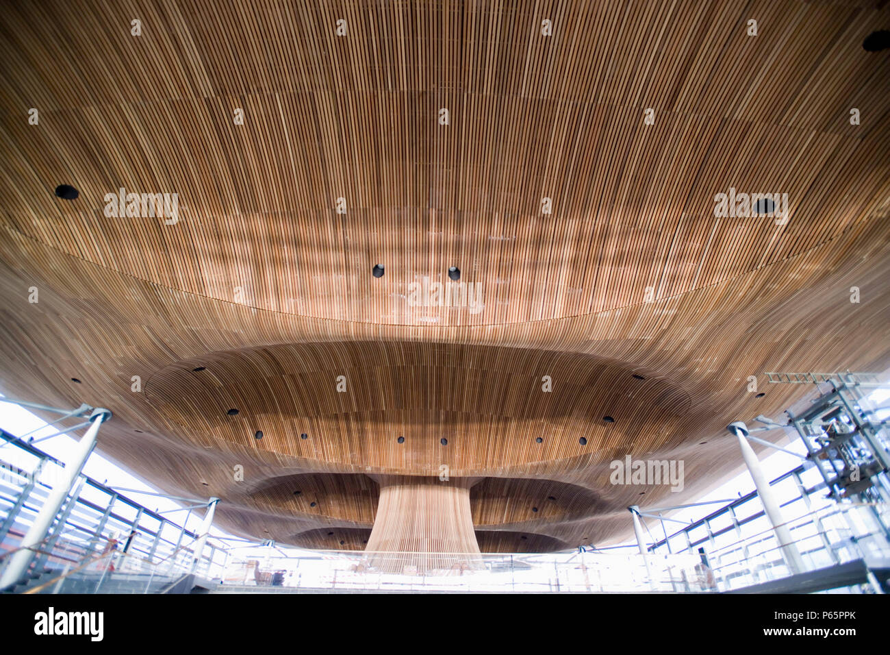 Welsh Assembly Government building, Wales, UK. The Assembly building in ...