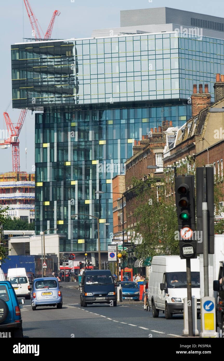 Palestra building, Southwark view along The Cut, London, UK. Designed ...