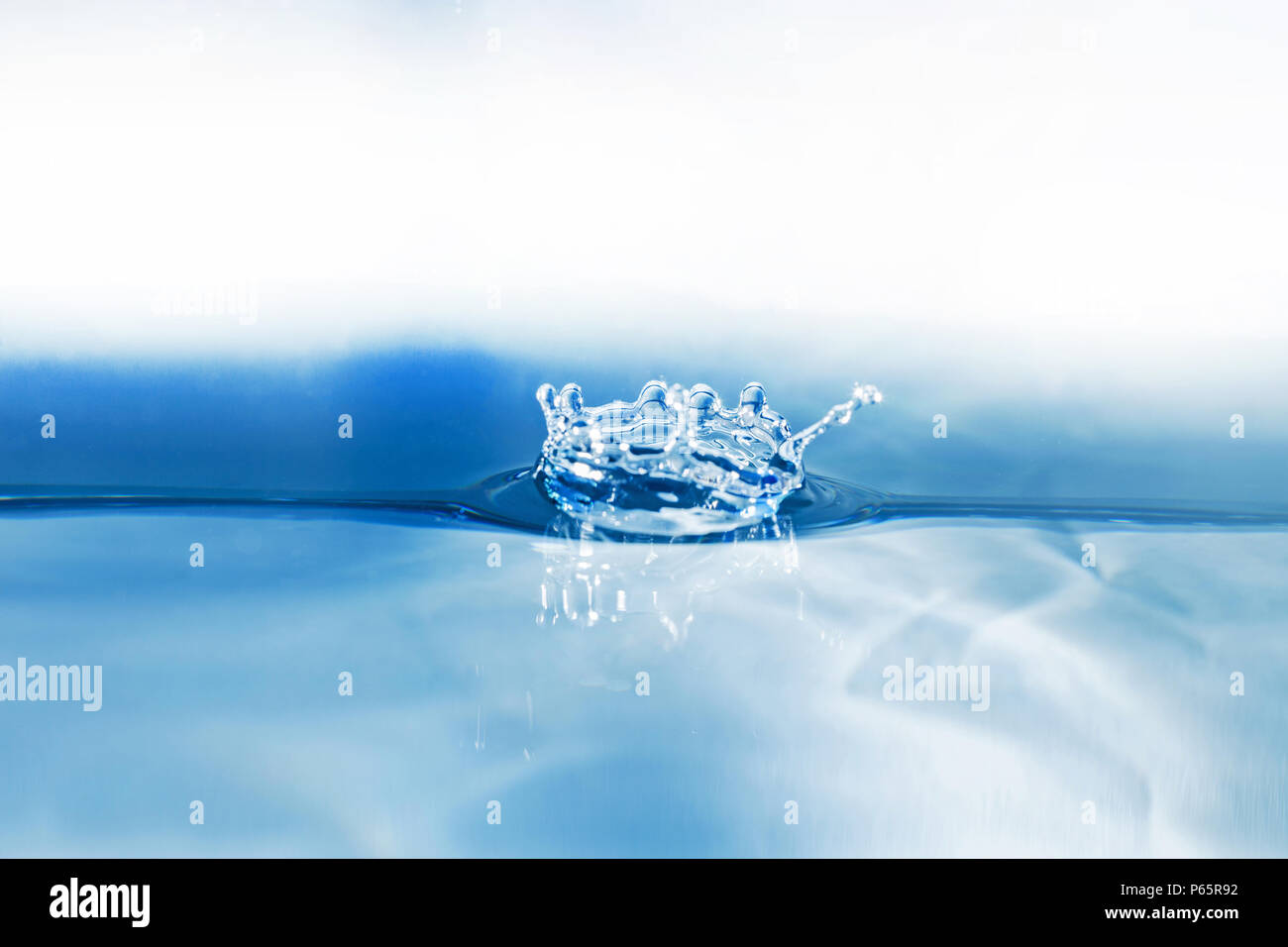Water splash or water drop Stock Photo - Alamy
