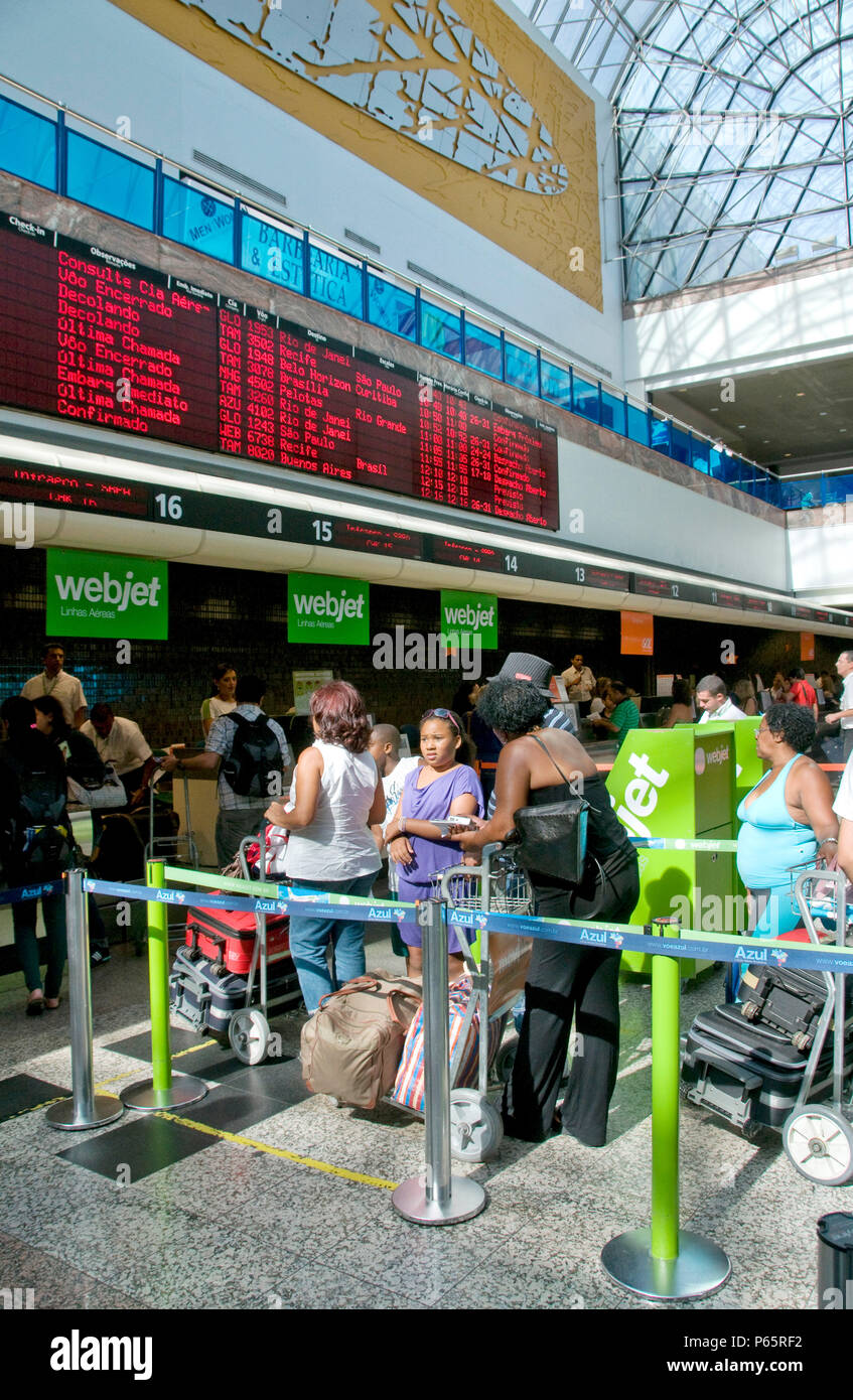 Brazil.New terminal at Rio domestic airport for the Olympics 2016 Stock ...