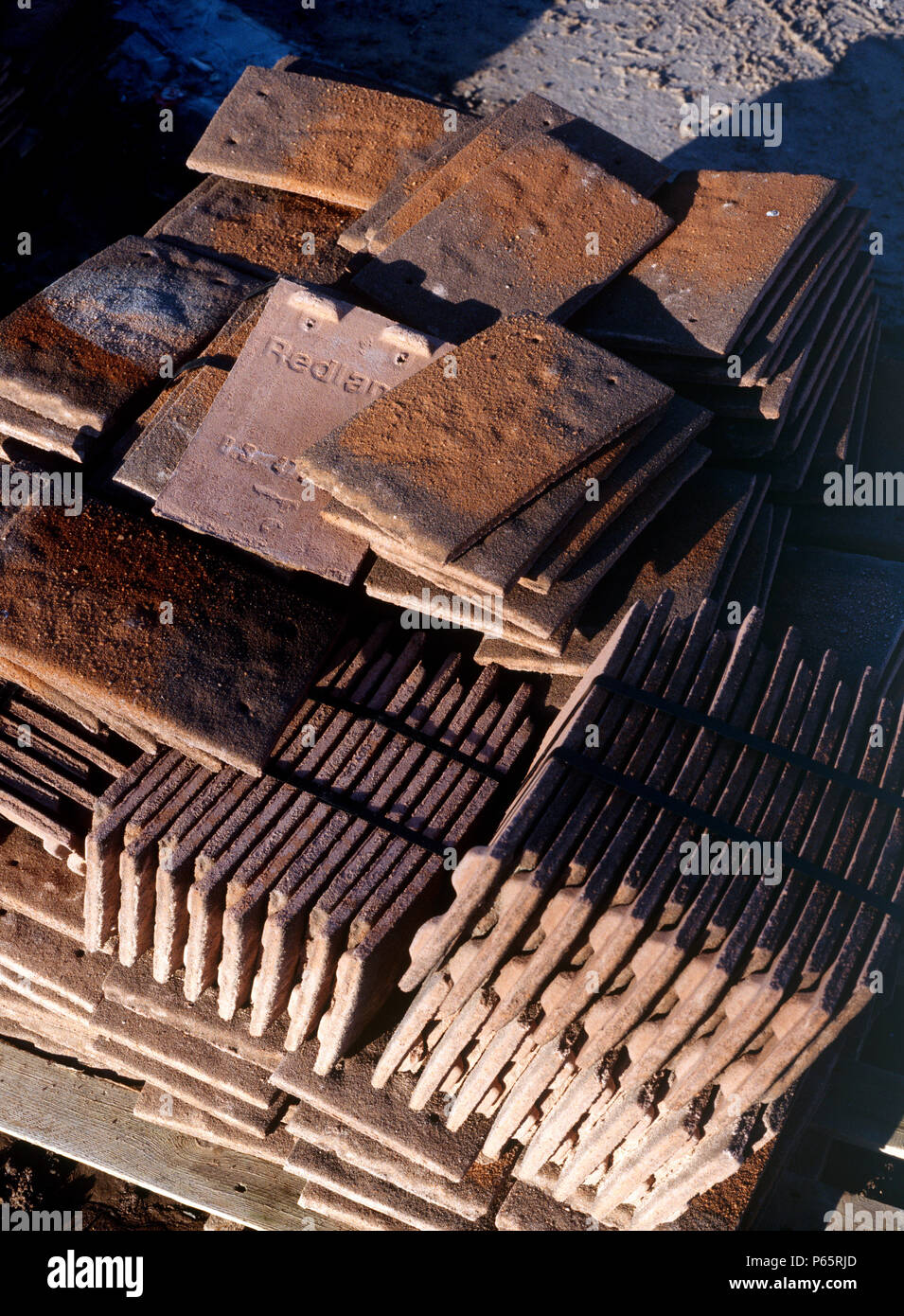 Traditional roof tiles Stock Photo - Alamy