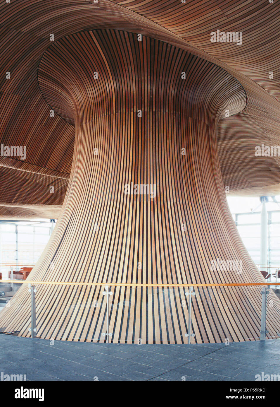 Welsh Assembly Government building, Wales, UK. The Assembly building in ...