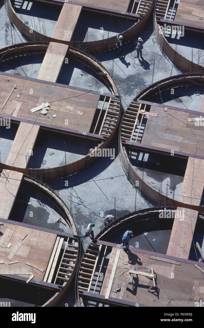 Abstract perspective of construction site Stock Photo - Alamy