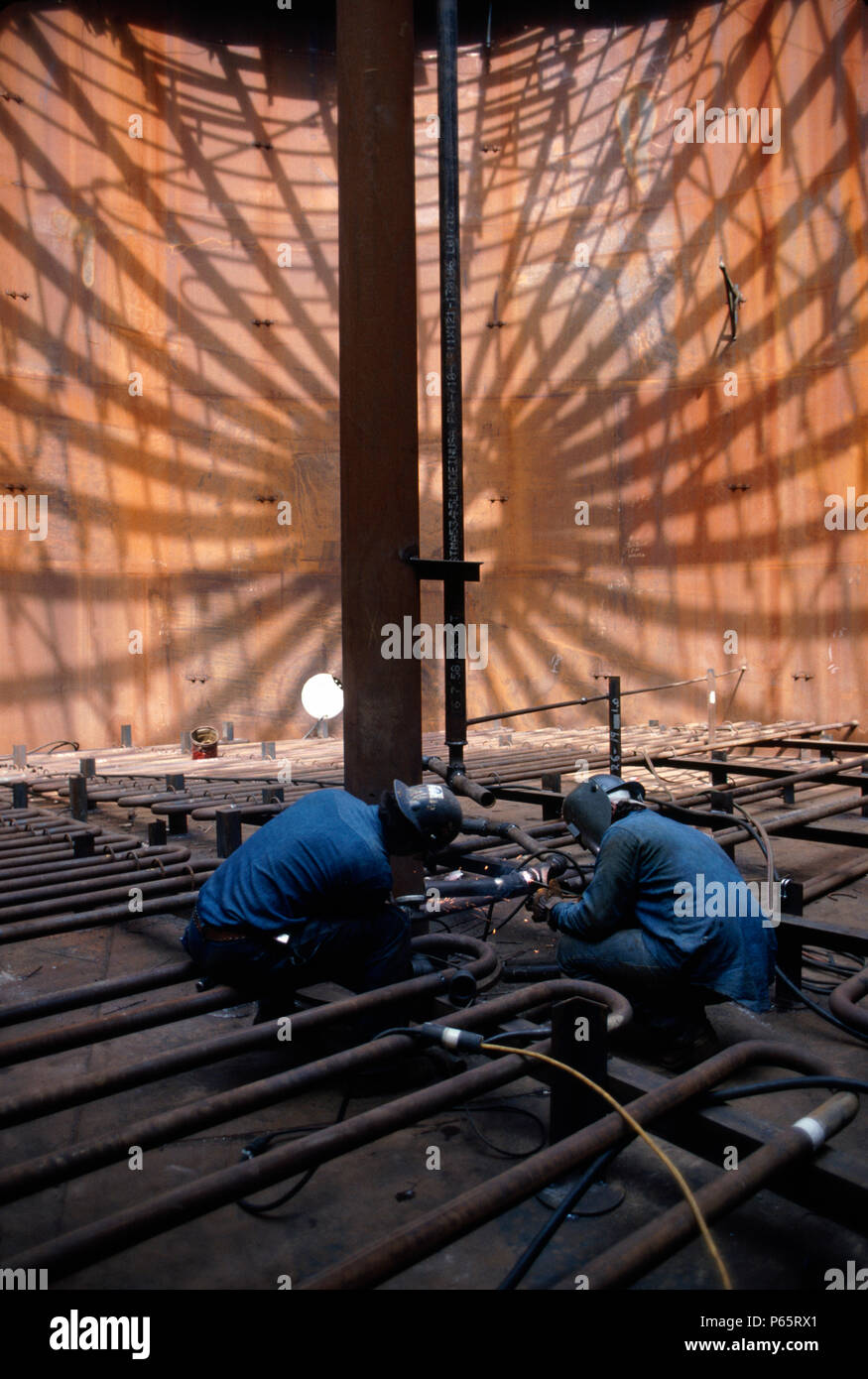Construction of gas plant. Alabama, USA Stock Photo - Alamy
