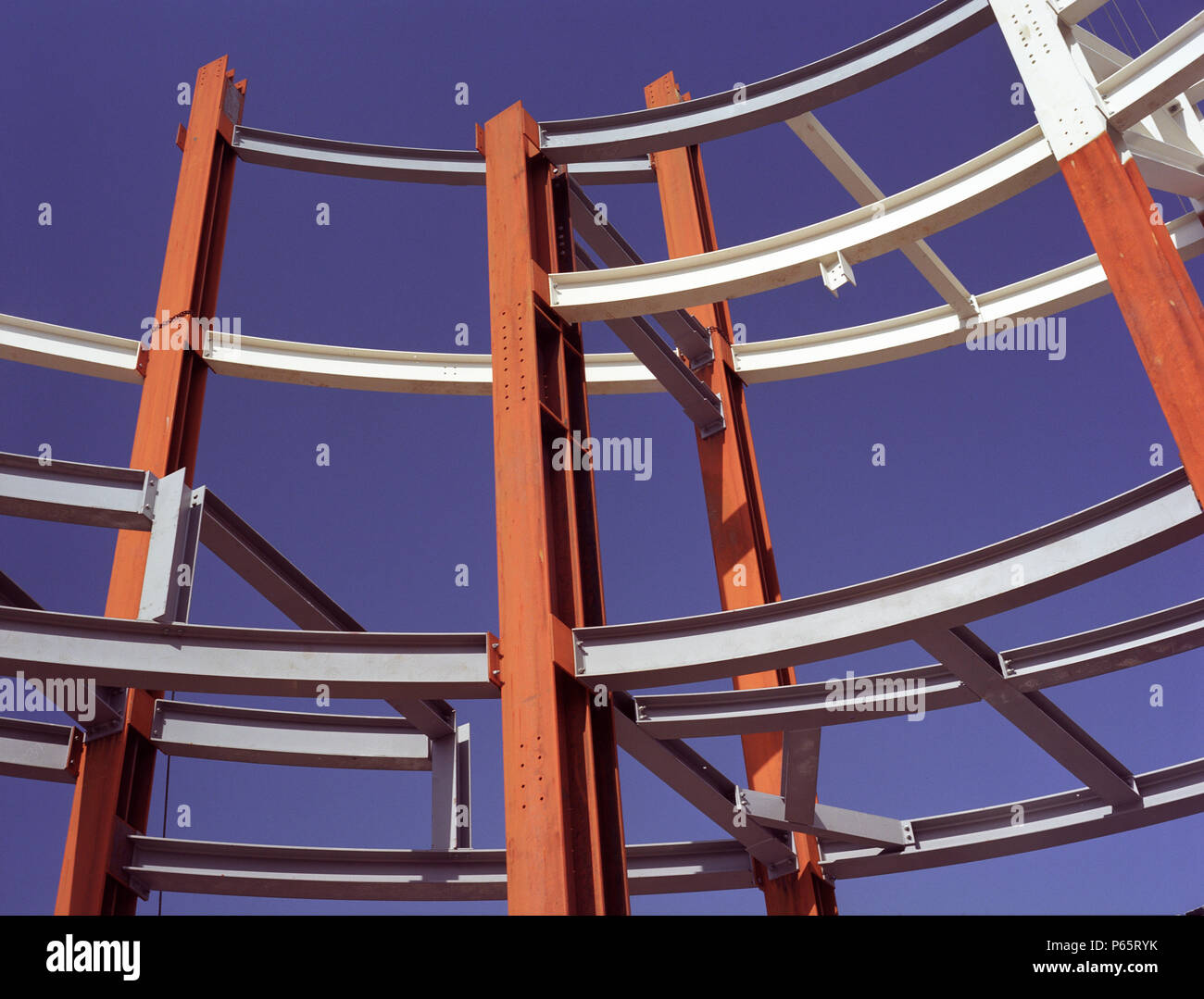 steel structure, construction of an office block Stock Photo - Alamy