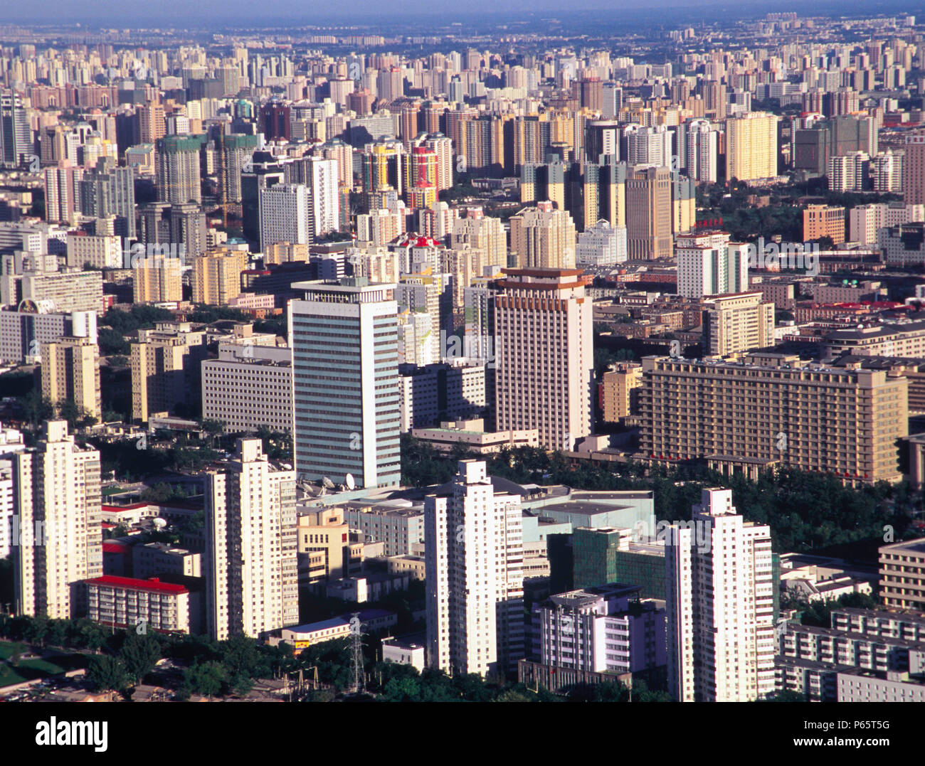 Buildings in Beijing, China 2005 Stock Photo - Alamy