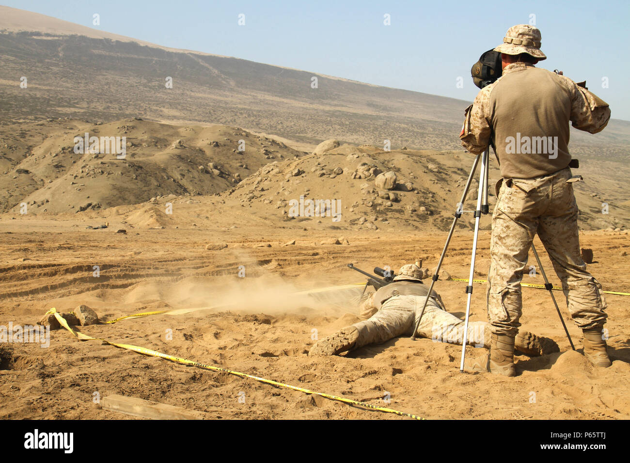 Sniper Team Chile set their sights on targets down range during the ...