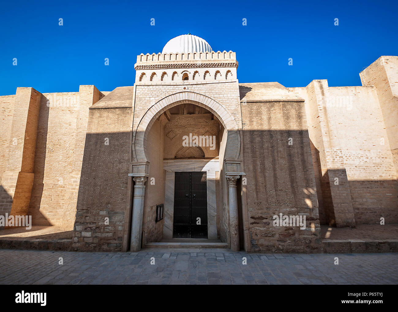 Tunisia, the cathedral mosque of Kairouan, the most holy city of the ...