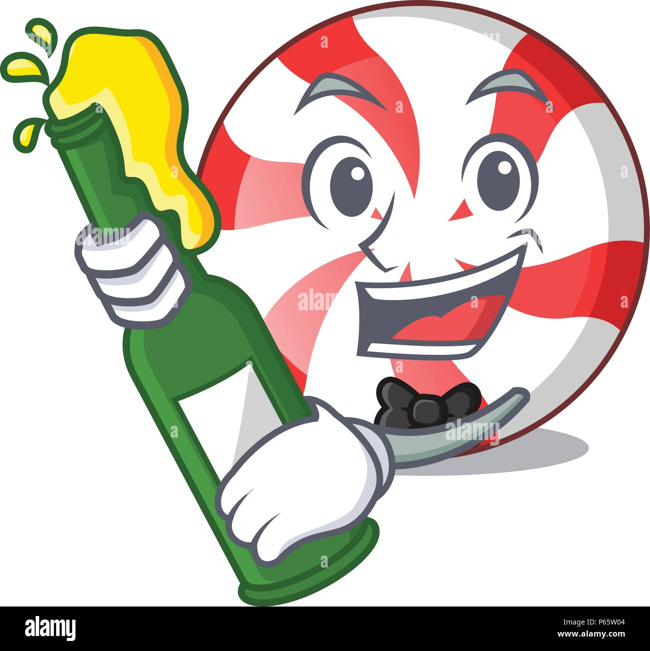 With beer peppermint candy mascot cartoon Stock Vector Image & Art - Alamy