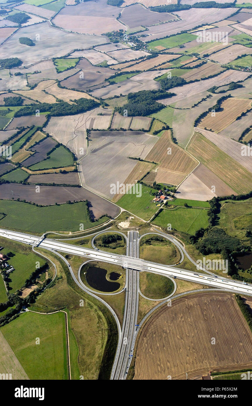 Motorway junction under construction hi-res stock photography and ...