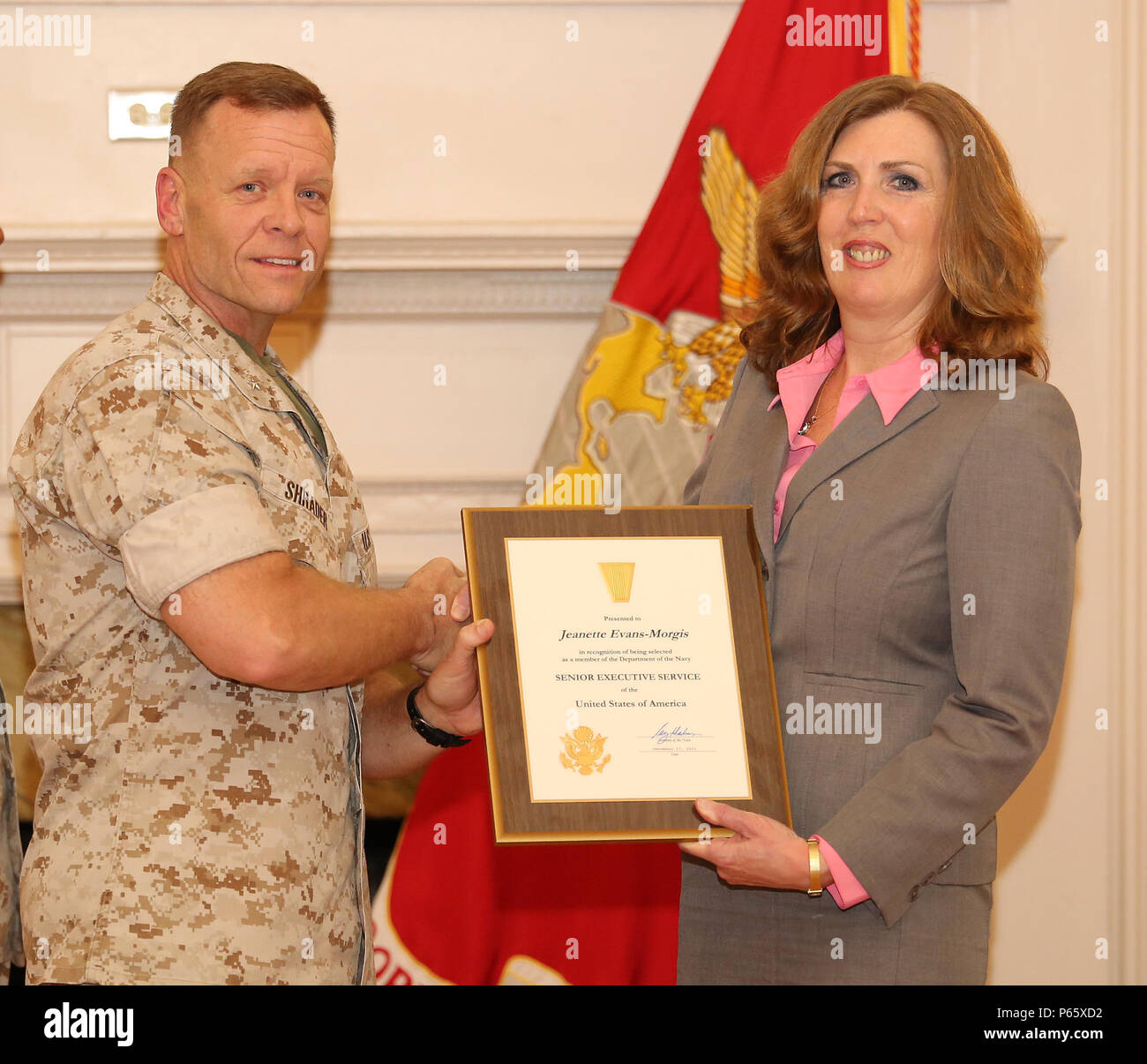 Brig. Gen. Joseph Shrader, commander of Marine Corps Systems Command ...