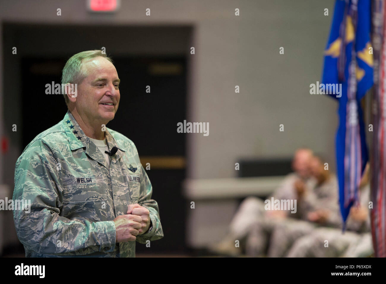 Air Force Chief of Staff Gen. Mark A. Welsh III speaks during an All ...
