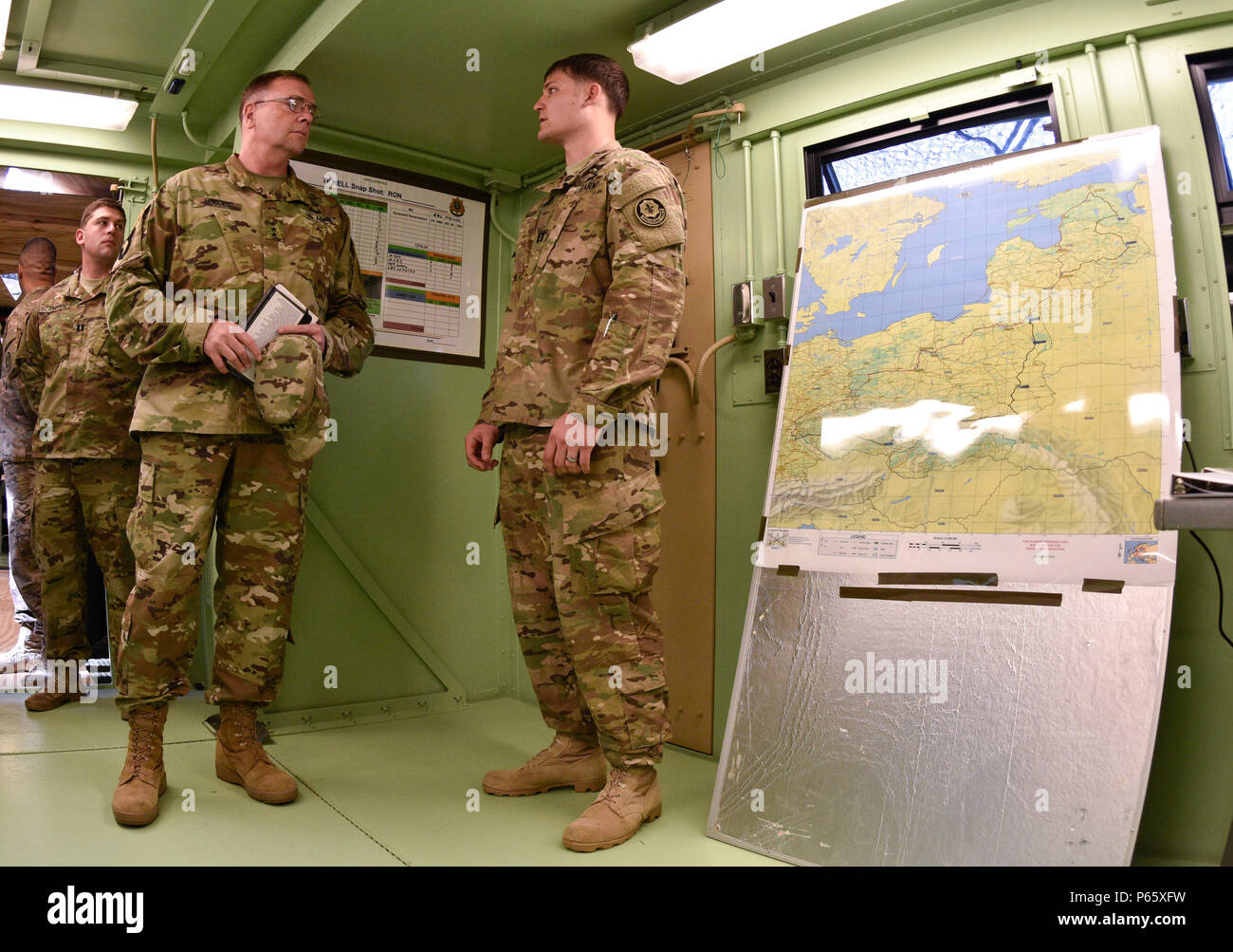 Lt. Gen. Ben Hodges (left,) the United States Army-Europe (USAREUR ...