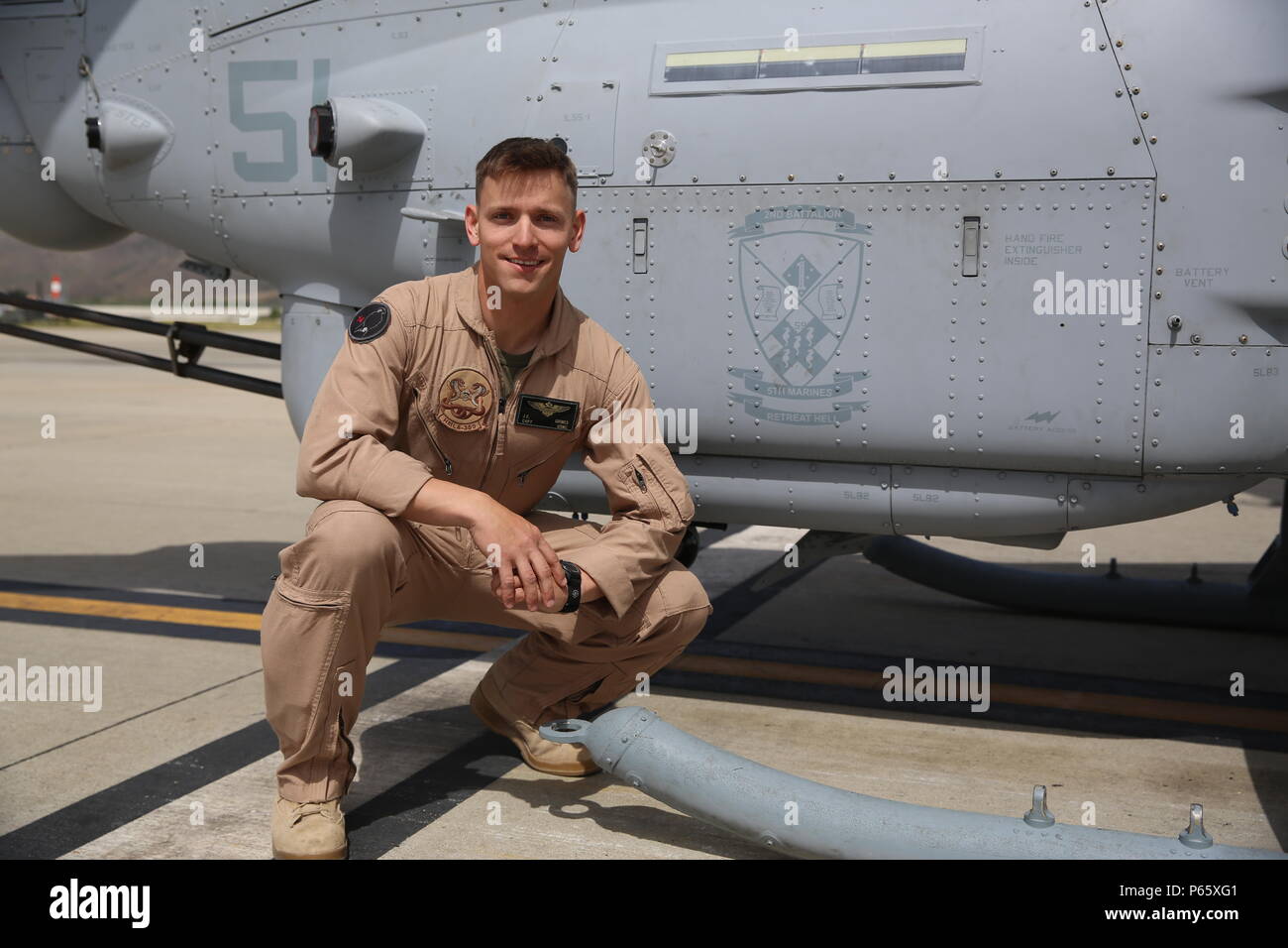 Capt. Jason Grimes, an AH-1Z Cobra pilot with Marine Light Attack ...