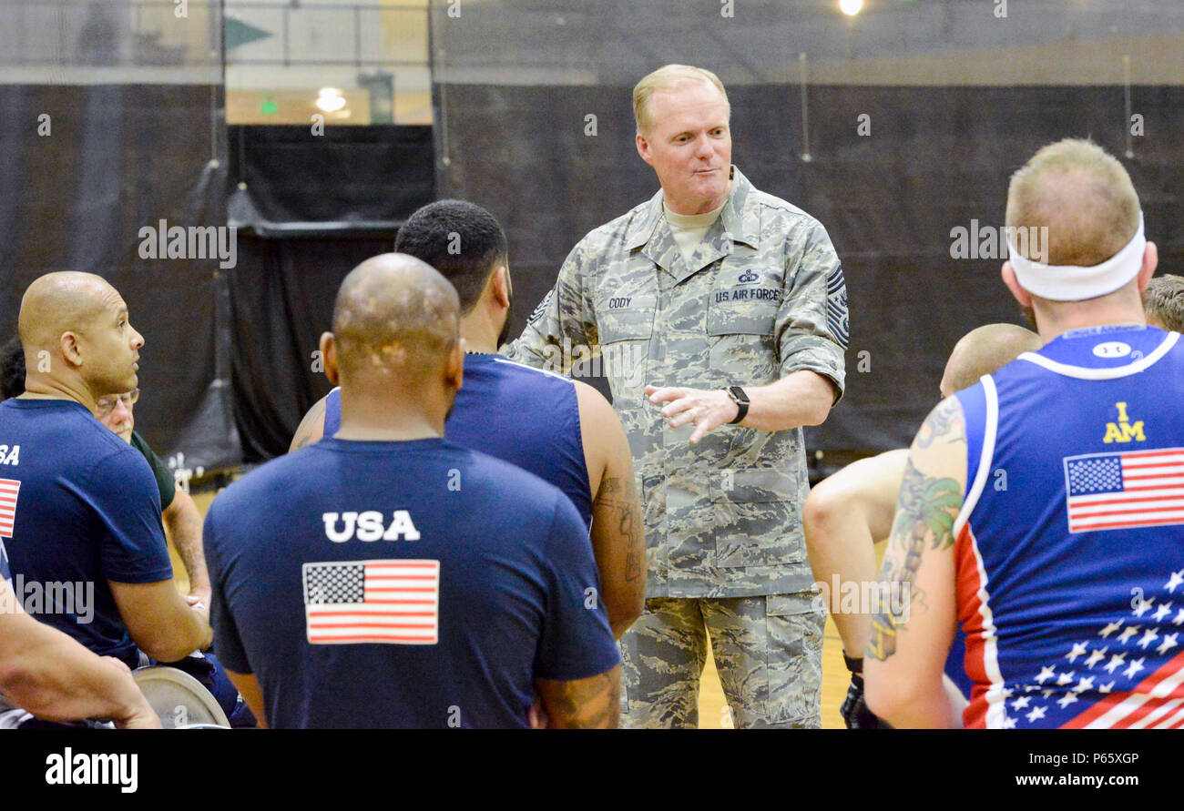Chief master sergeant of the air force james a cody hi-res stock ...