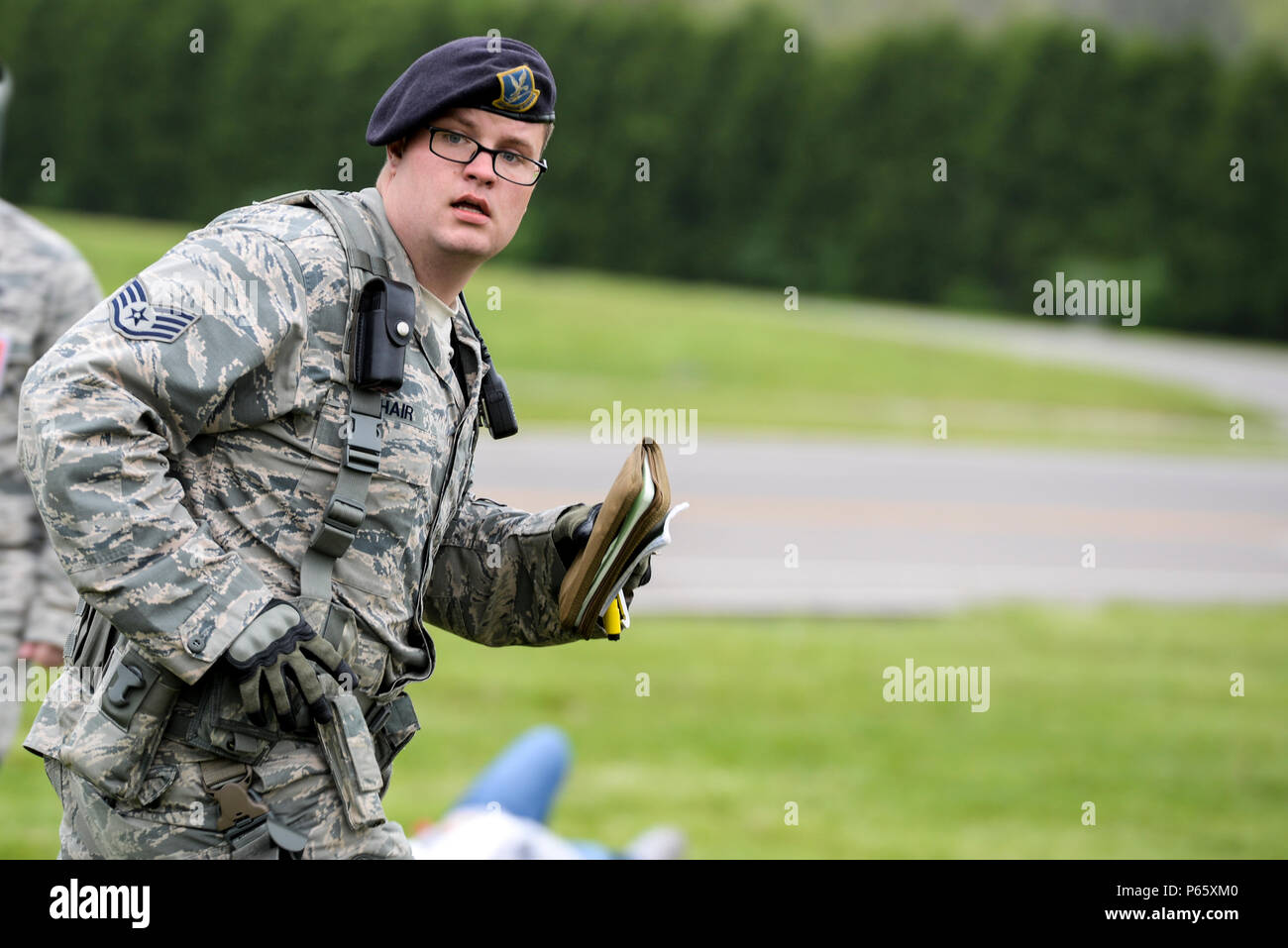 Staff Sgt. Alan Phair, 88th Security Forces Squadron installation ...