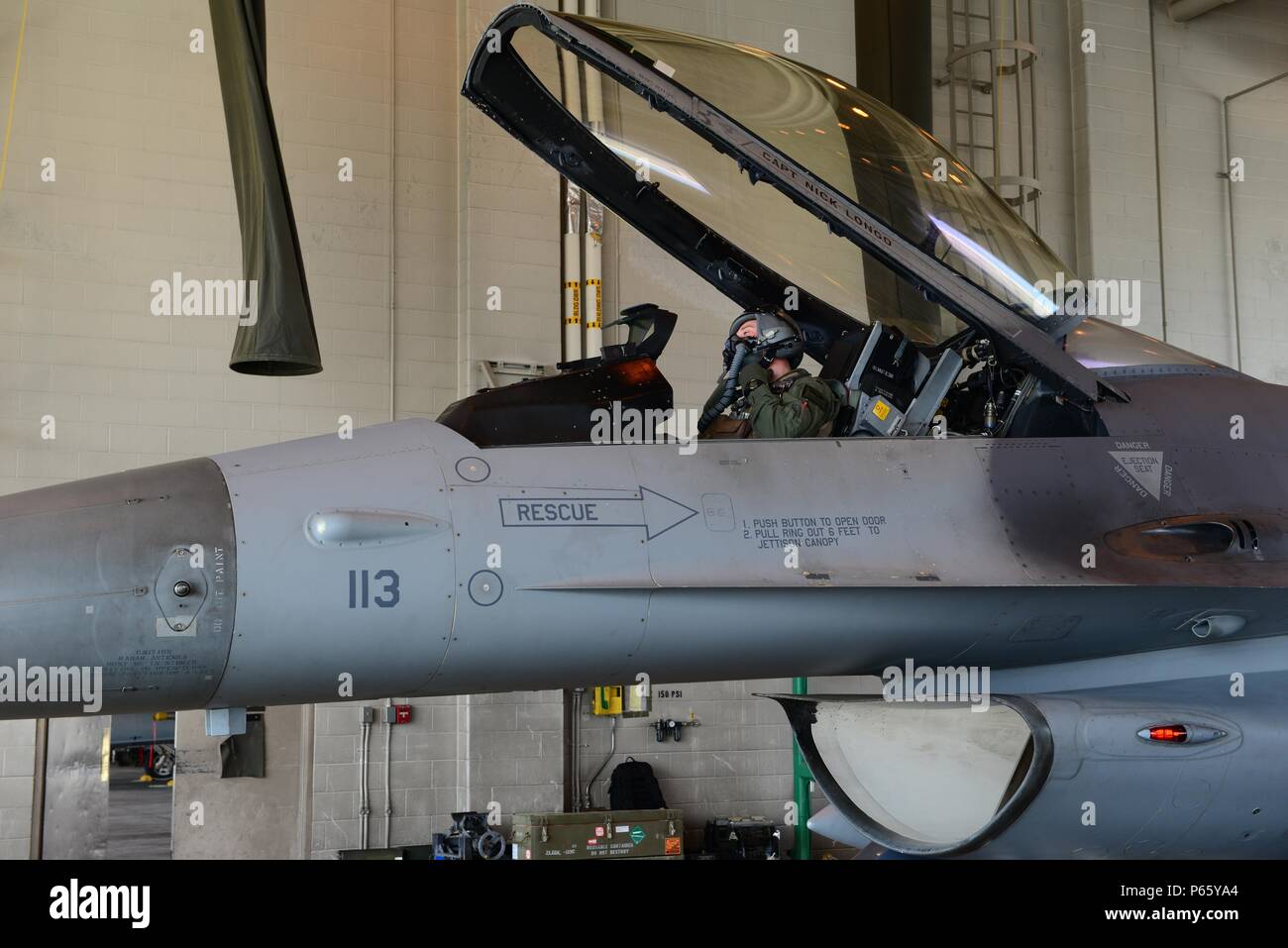 U.S. Air Force 1st Lt. Jacob “Hobs” Houder, a pilot assigned to the ...