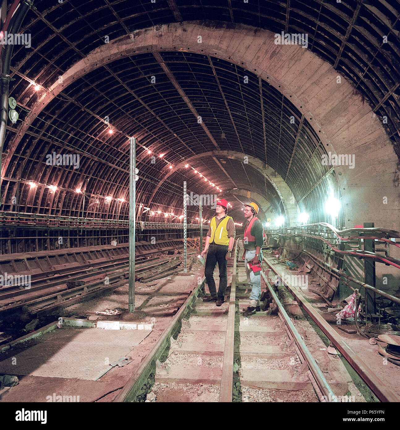 Refurbishment of Angel Underground station. London, United Kingdom ...