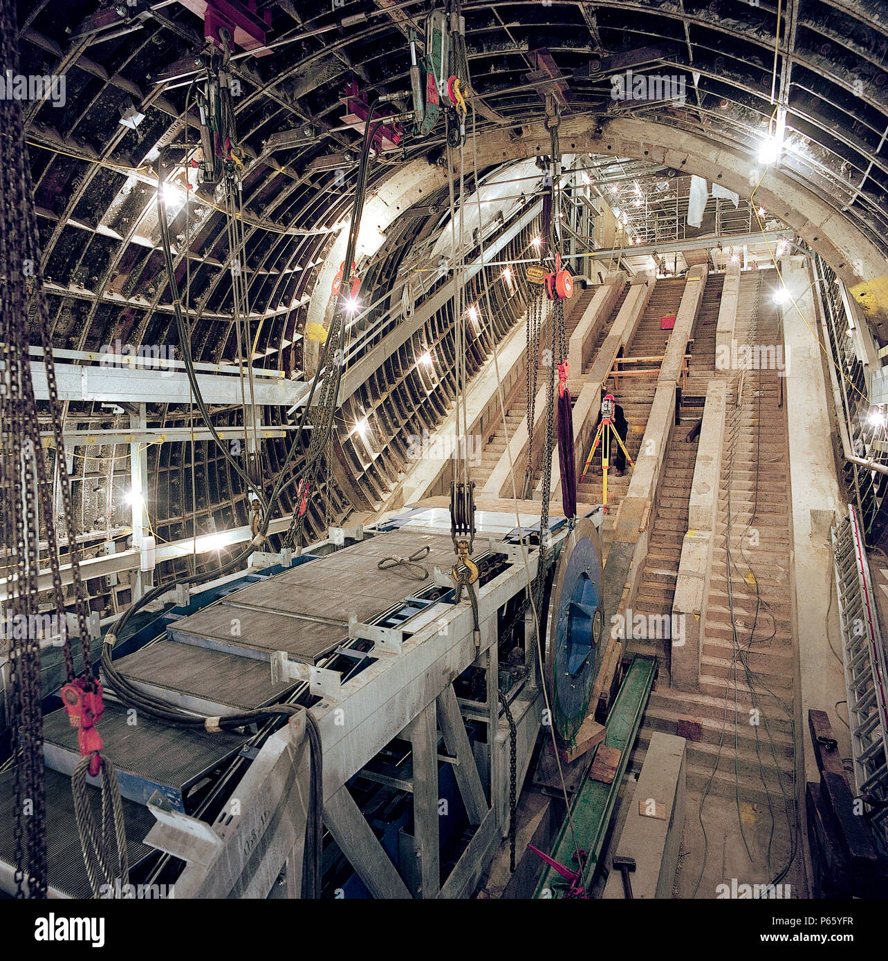 Refurbishment of Angel Underground station. London, United Kingdom ...