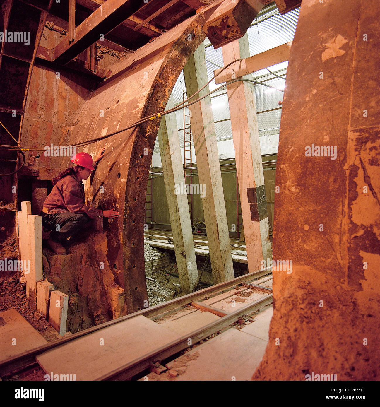 Refurbishment of Angel Underground station. London, United Kingdom ...