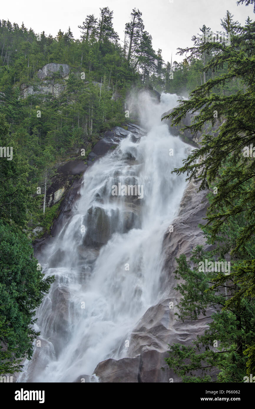 Shannon Falls Squamish British Columbia High Resolution Stock ...