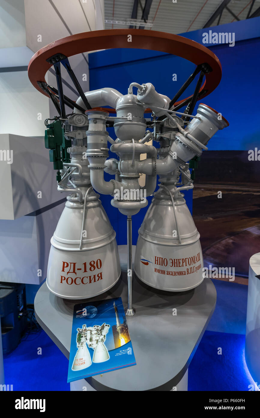 Space Pavilion. Stand of Roscosmos State Corporation for Space ...