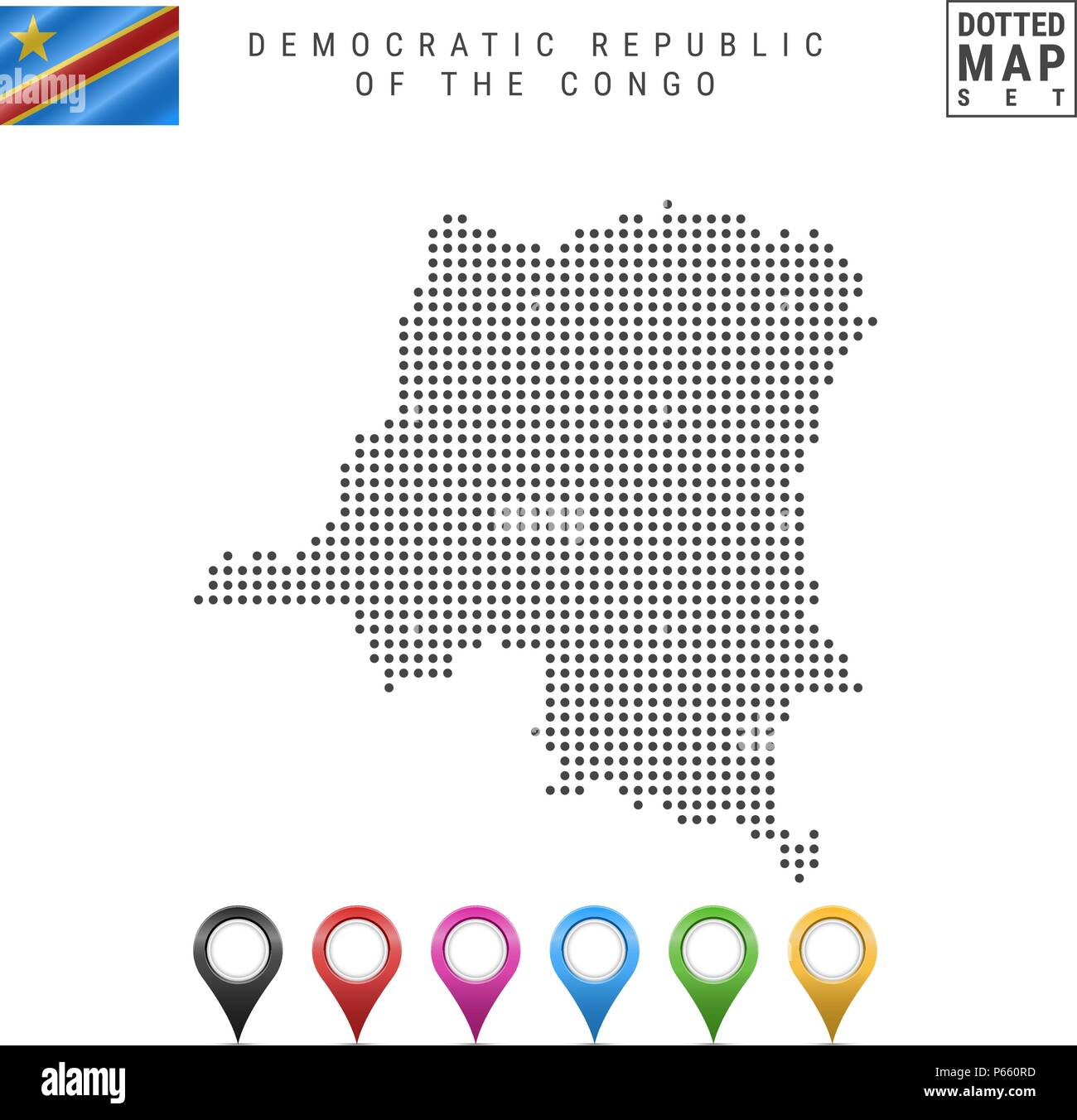 French map of africa with congo Stock Vector Images - Alamy