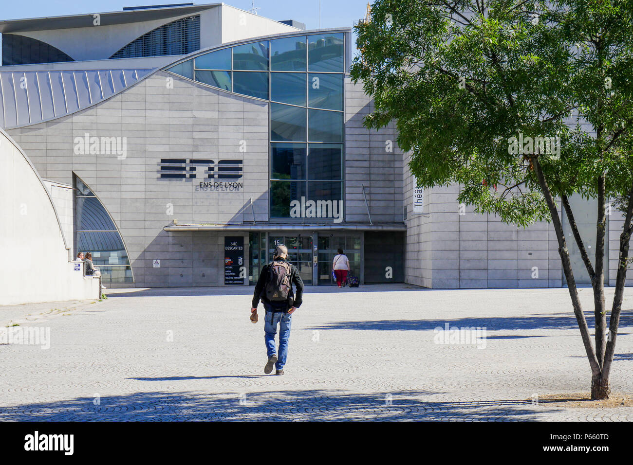 Lyon University, Diderot Library, Lyon, France Stock Photo - Alamy