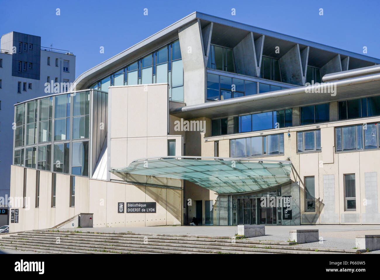 Lyon University, Diderot Library, Lyon, France Stock Photo - Alamy