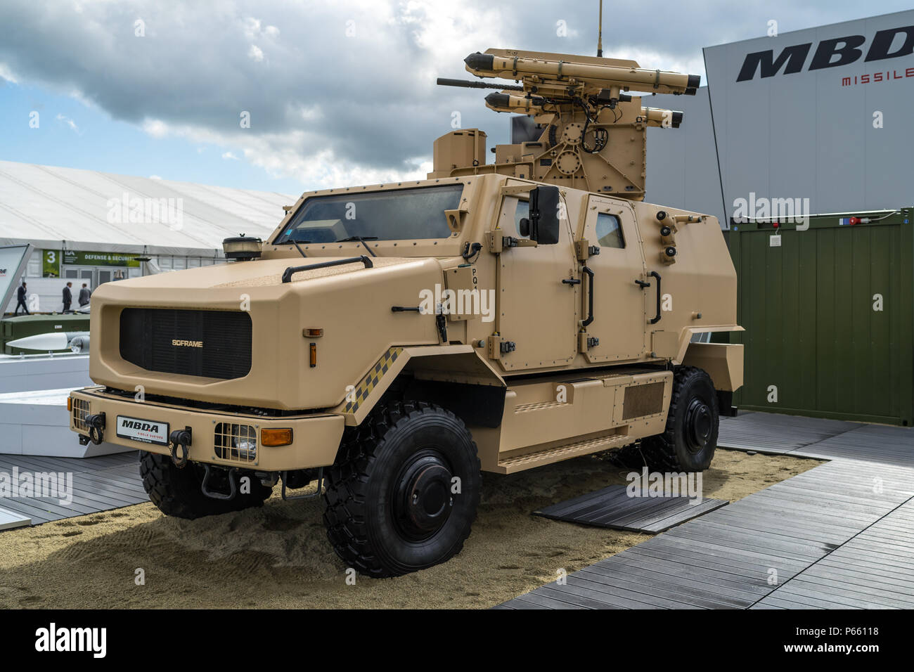 Soframe MPCV (Multi-Purpose Combat Vehicle) with carry the MBDA MISTRAL ...