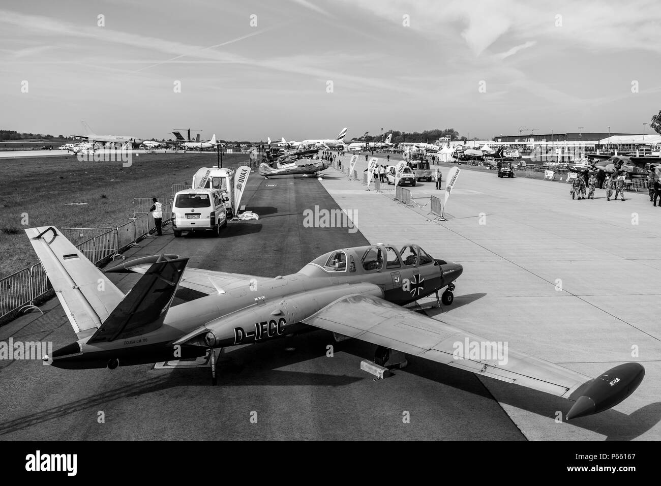 Fouga cm 170 magister Black and White Stock Photos & Images - Alamy