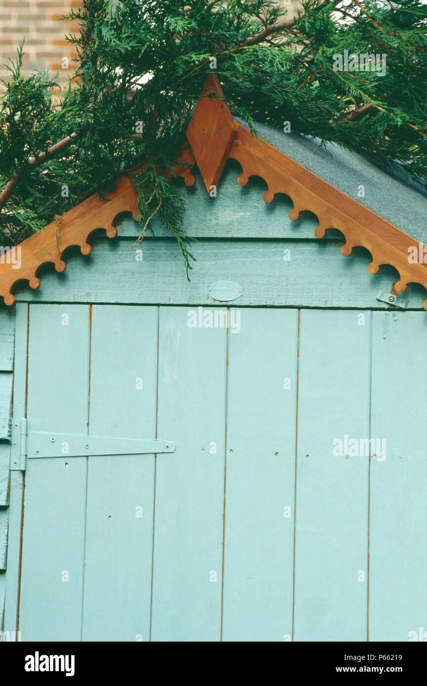 Pale blue shed hi-res stock photography and images - Alamy
