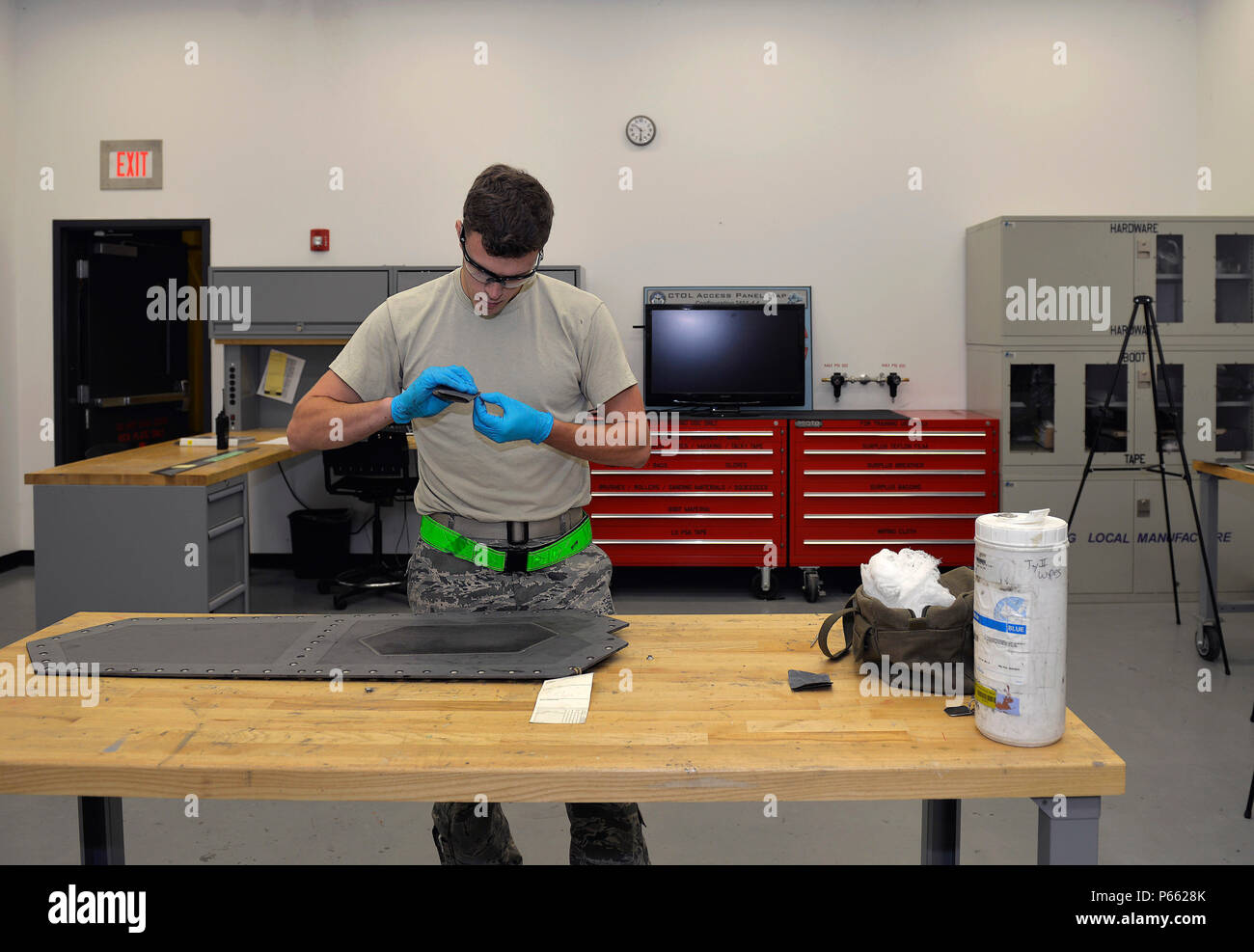 Senior Airman Tyler Quayle, 33rd Maintenance Squadron low observable ...