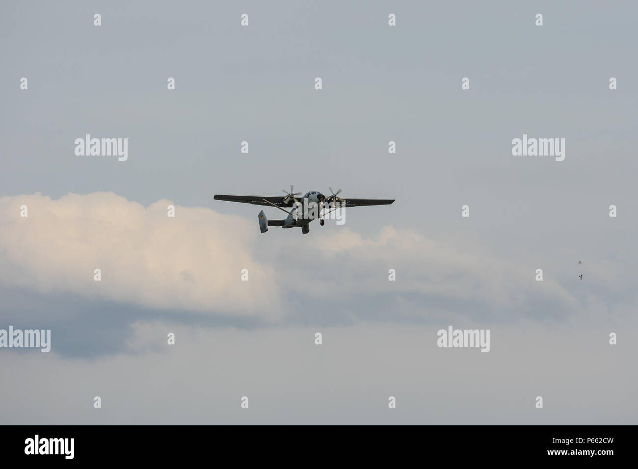 BERLIN - APRIL 27, 2018: STOL transport and patrol aircraft PZL-Mielec ...
