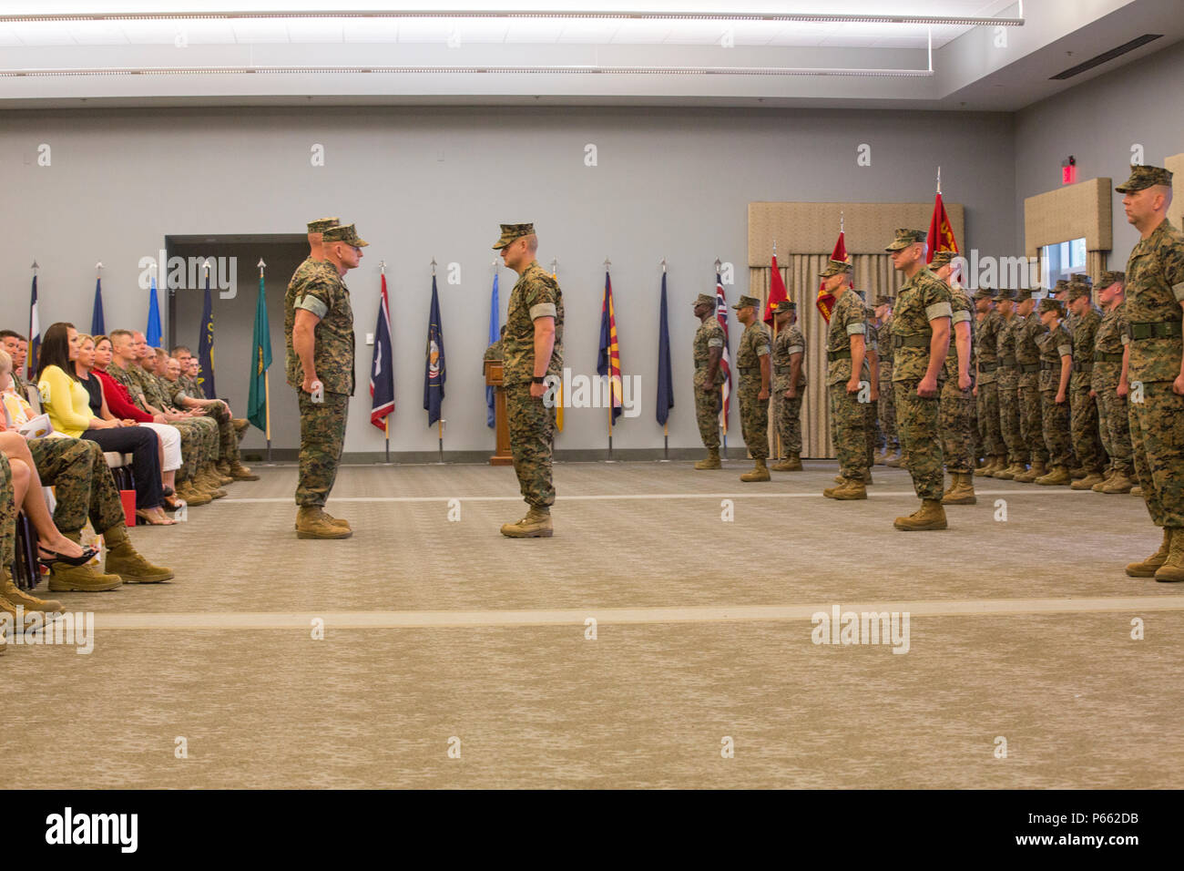 U.S. Marine Corps Sgt. Maj. Thomas M. Burkhardt, the newly appointed ...