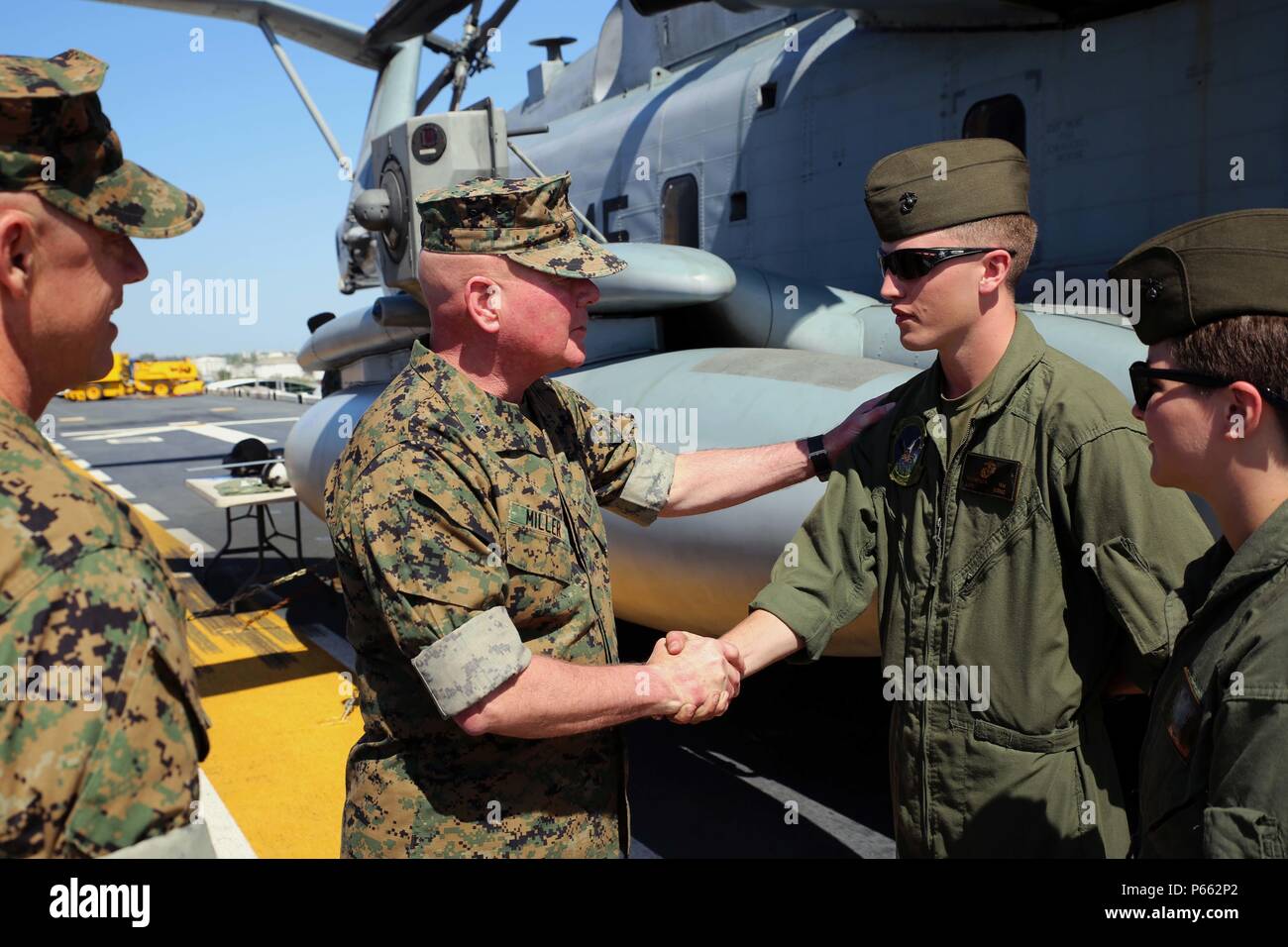 Major Gen. Walter Lee Miller Jr., the commanding general of II Marine ...