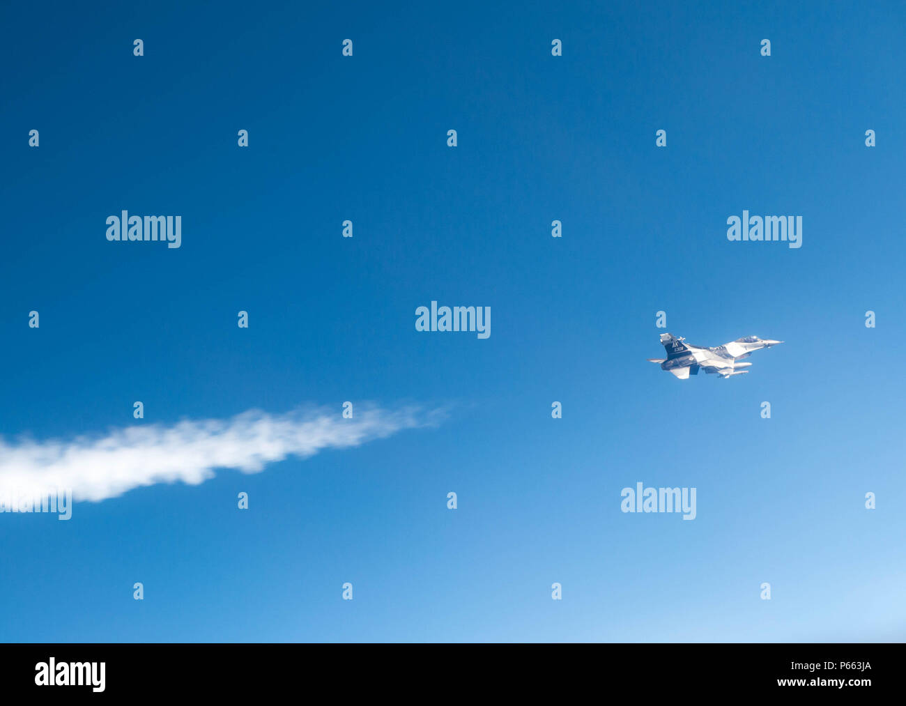 U.S. Air Force Maj. Jeromy Guinther, an 18th Aggressor Squadron pilot ...