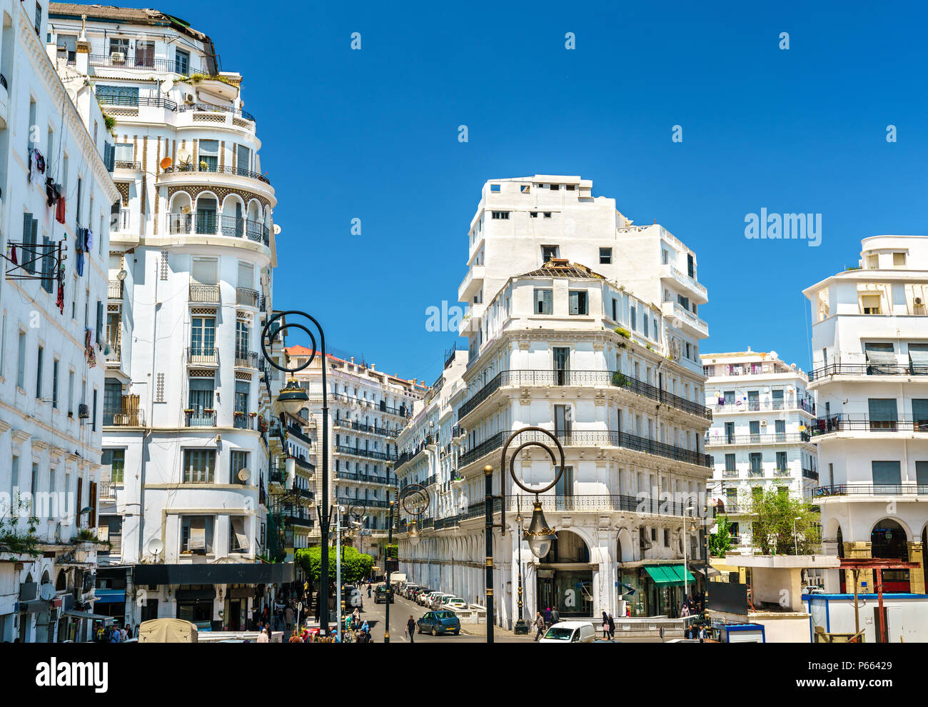 Moorish Revival architecture in Algiers, Algeria Stock Photo - Alamy