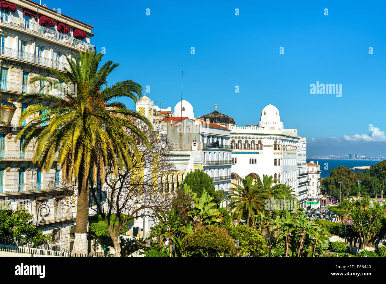 Moorish Revival architecture in Algiers, Algeria Stock Photo - Alamy