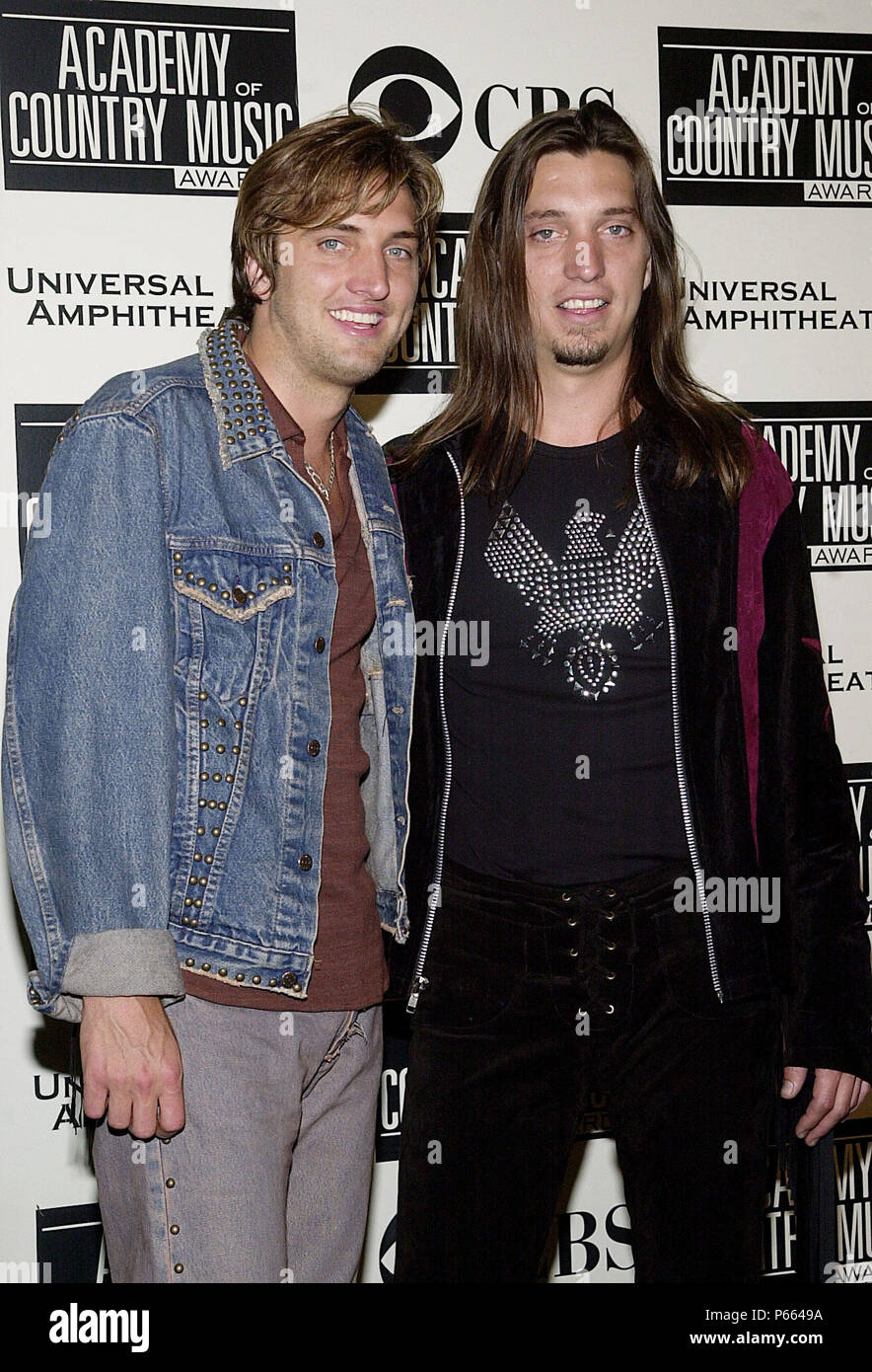 The Warren Brothers backstage at the 36th Academy of Country Music ...