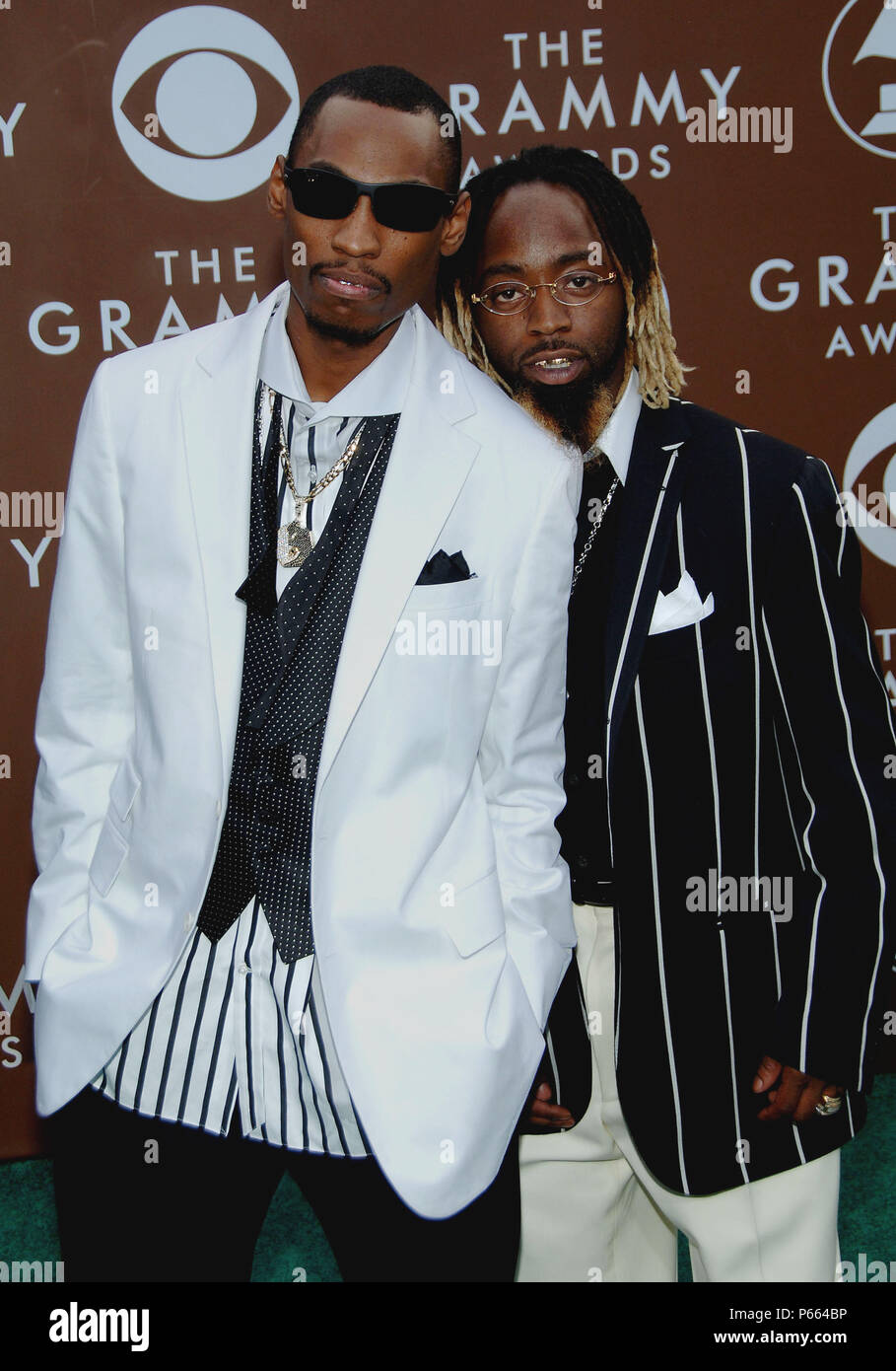 Ying Yang Twin arriving at the 48th Grammy Awards at the Staples Center ...