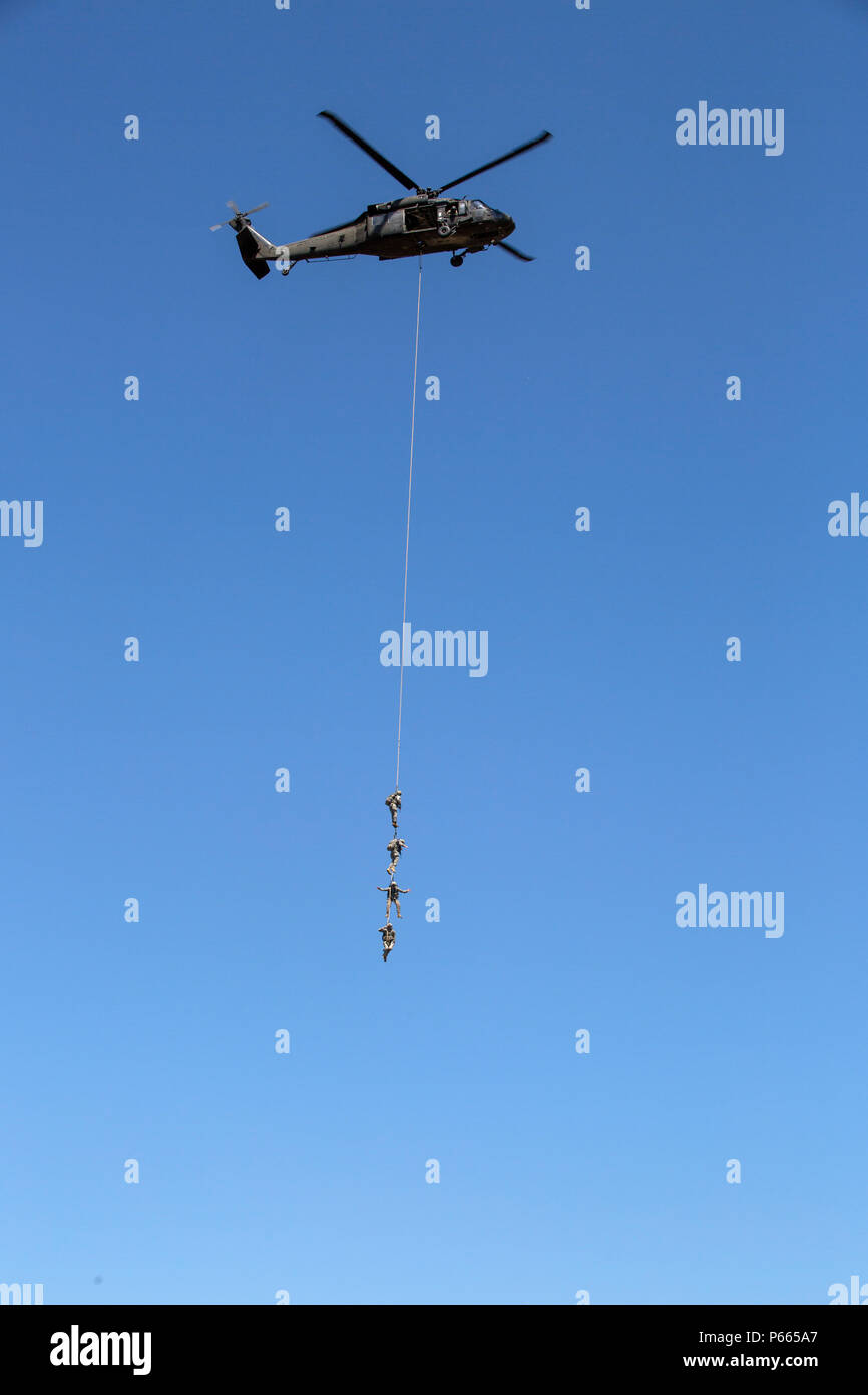 U.S. Army Rangers assigned to 6th Ranger Training Battalion, Camp James ...