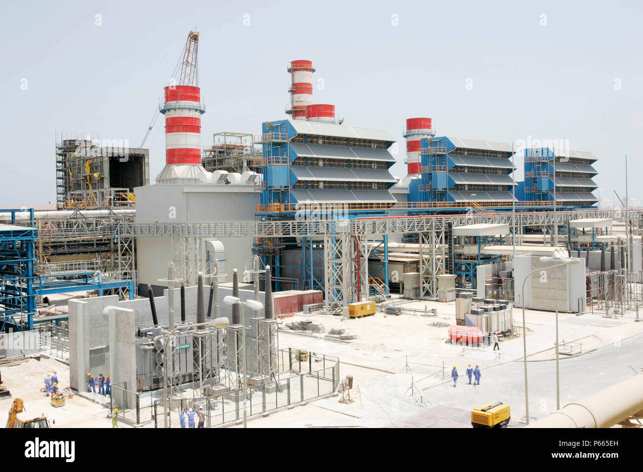 Power station under construction Stock Photo - Alamy